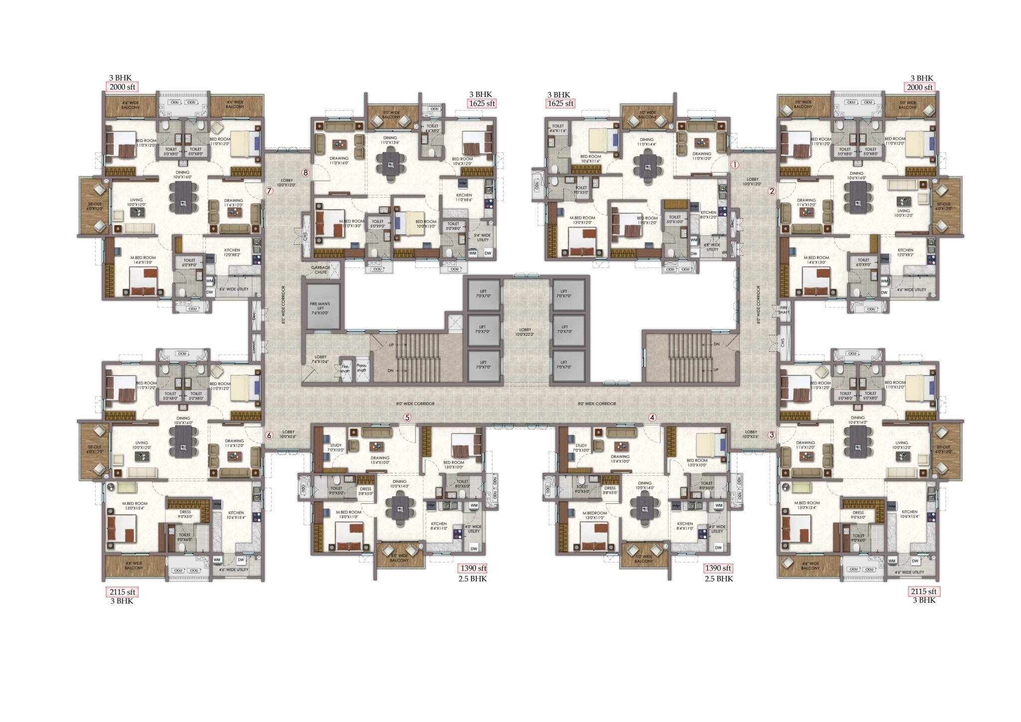 Vision Arsha - Luxurious Apartments In Tellapur